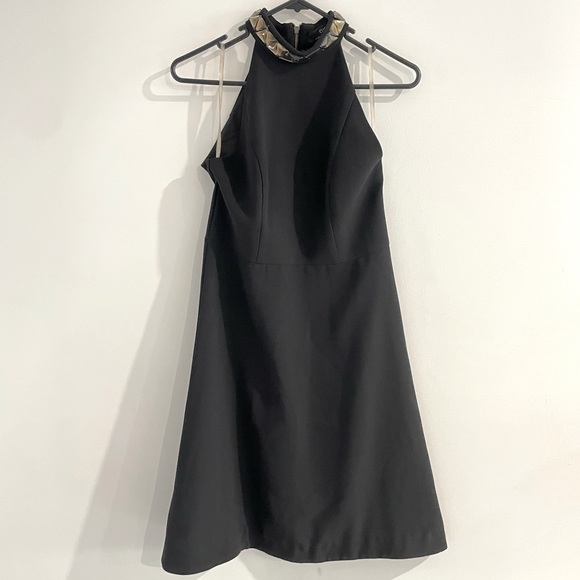 Cue | Dresses | Cue Crystal Embellished Halter Dress | Poshmark